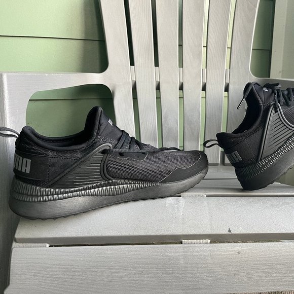 Puma | Shoes | Puma All Black Running Sneaker | Poshmark